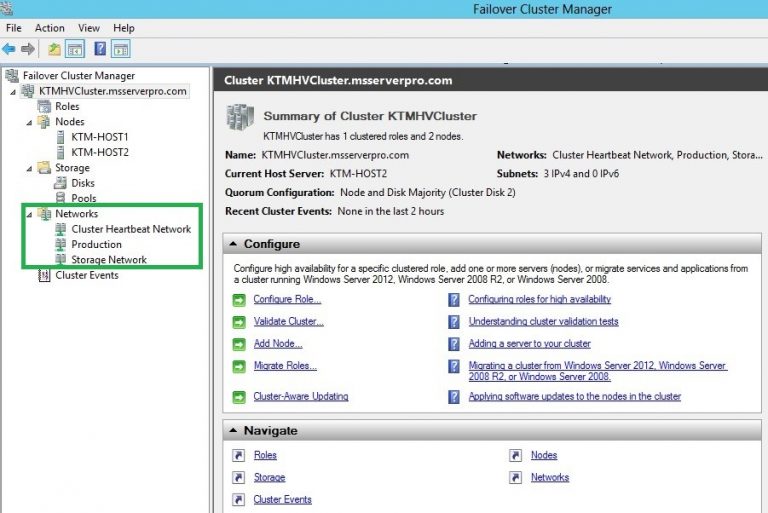 How to create Microsoft HyperV cluster - Creative People | Quality IT ...