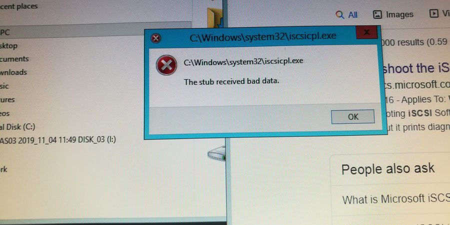 iSCSI disconnects after KB4525243 installation - Creative People ...